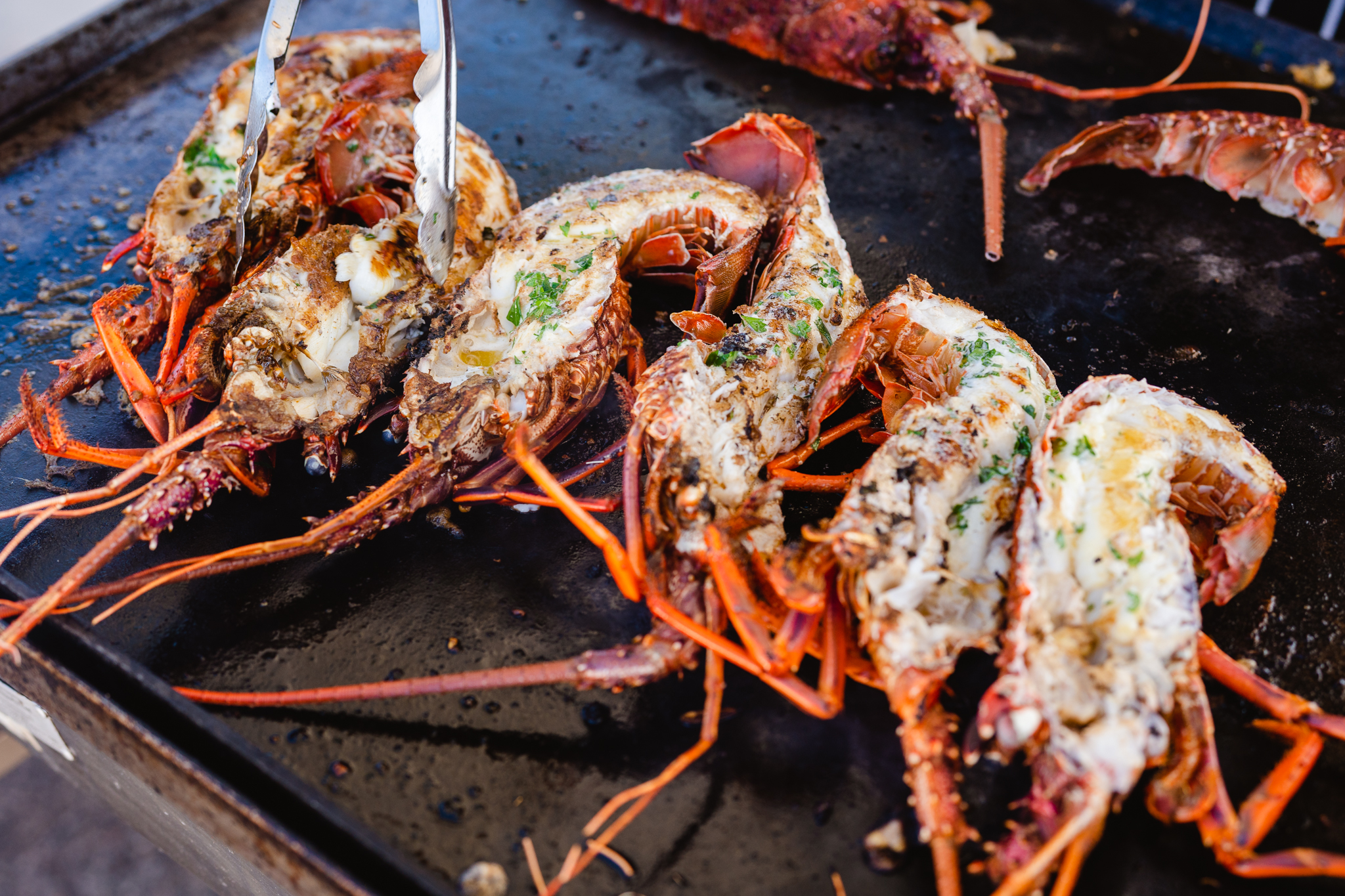 BBQ LOBSTER WITH LEMON BUTTER SAUCE Recipe